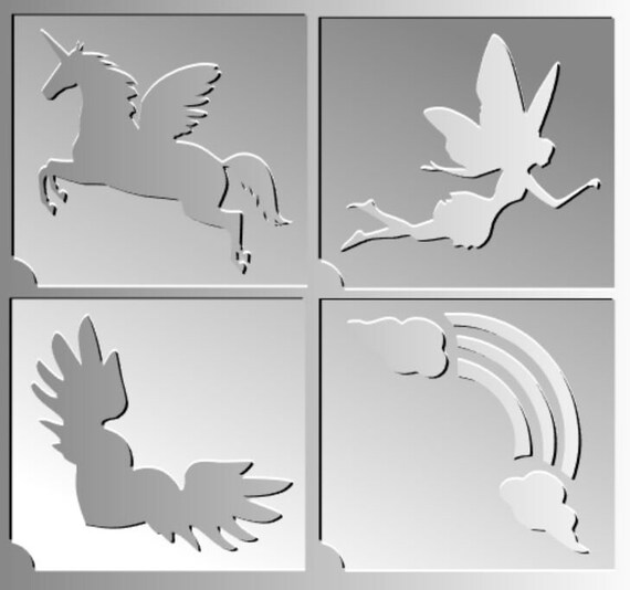 Beliebte Glitzer Tattoo Schablone Designs 2 DIGITAL FILE - Etsy Schweiz