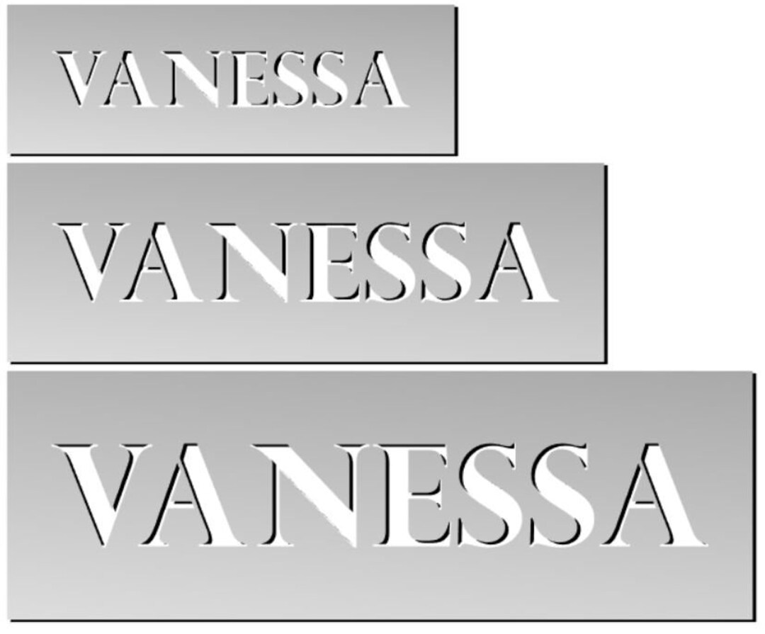 Custom Name / Word Stencil ** Logos & Custom Requests Welcome ** - Etsy