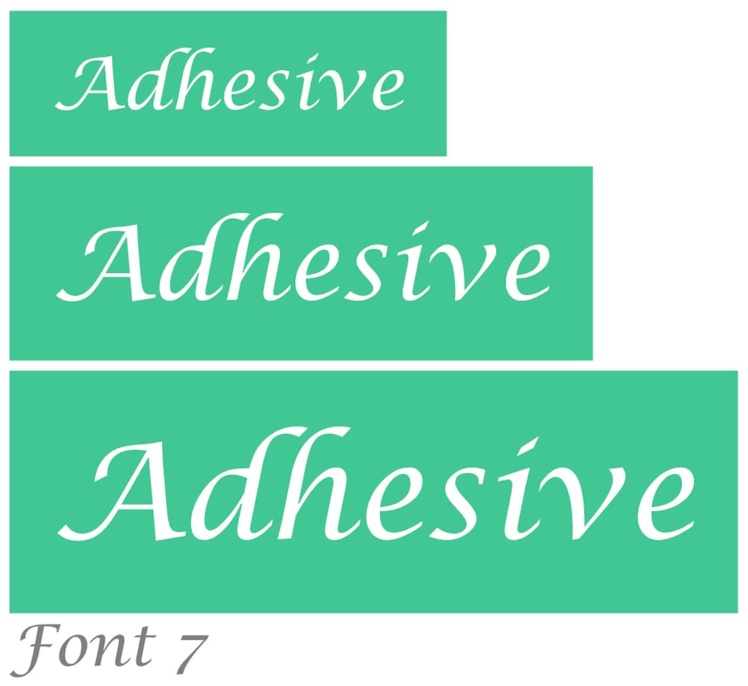 Adhesive Custom Name / Word Stencil ** Logos & Customer Requests ...