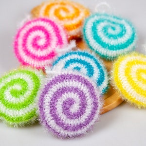 2 of One Set Dish Cleaner Non-scratch Decorated Dish Scrubber for ...