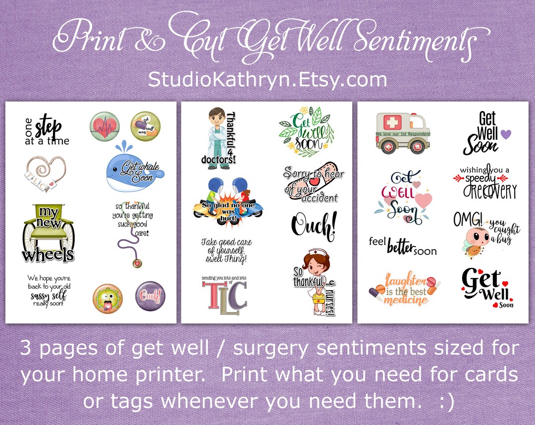 Get Well, Sick, Surgery, Illness, Recovery, Hospital, COVID, 1st ...