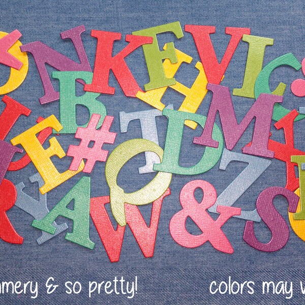 Alphabet Die Cut - Etsy