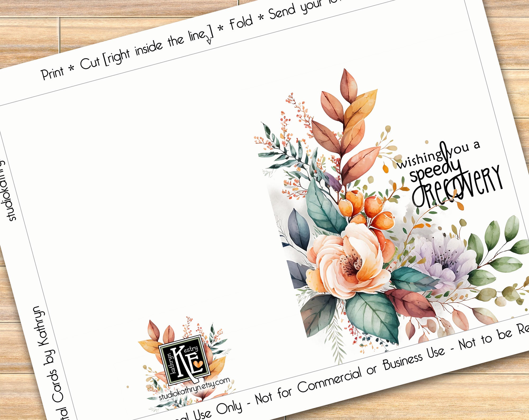 Digital, Get Well, Card, Download, Printable, Recovery, Surgery ...