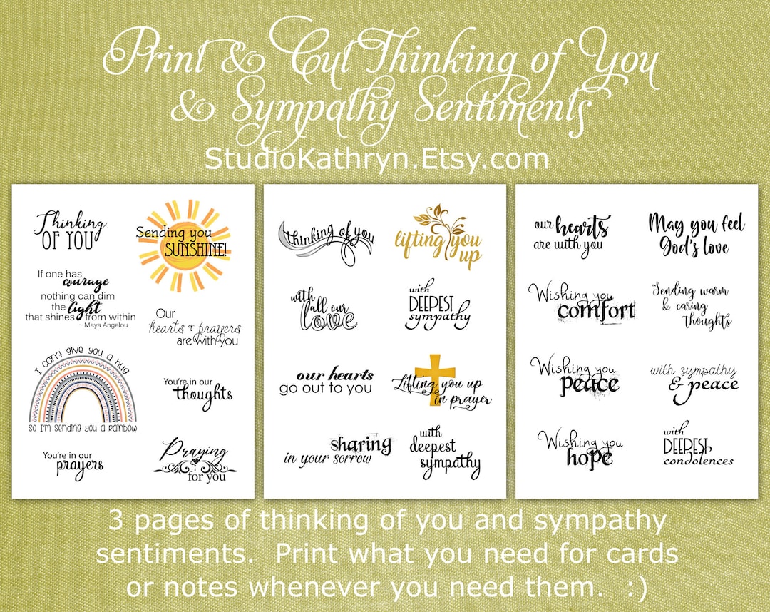 Thinking of You, Praying for You, Sympathy, Sentiments, Word Art ...