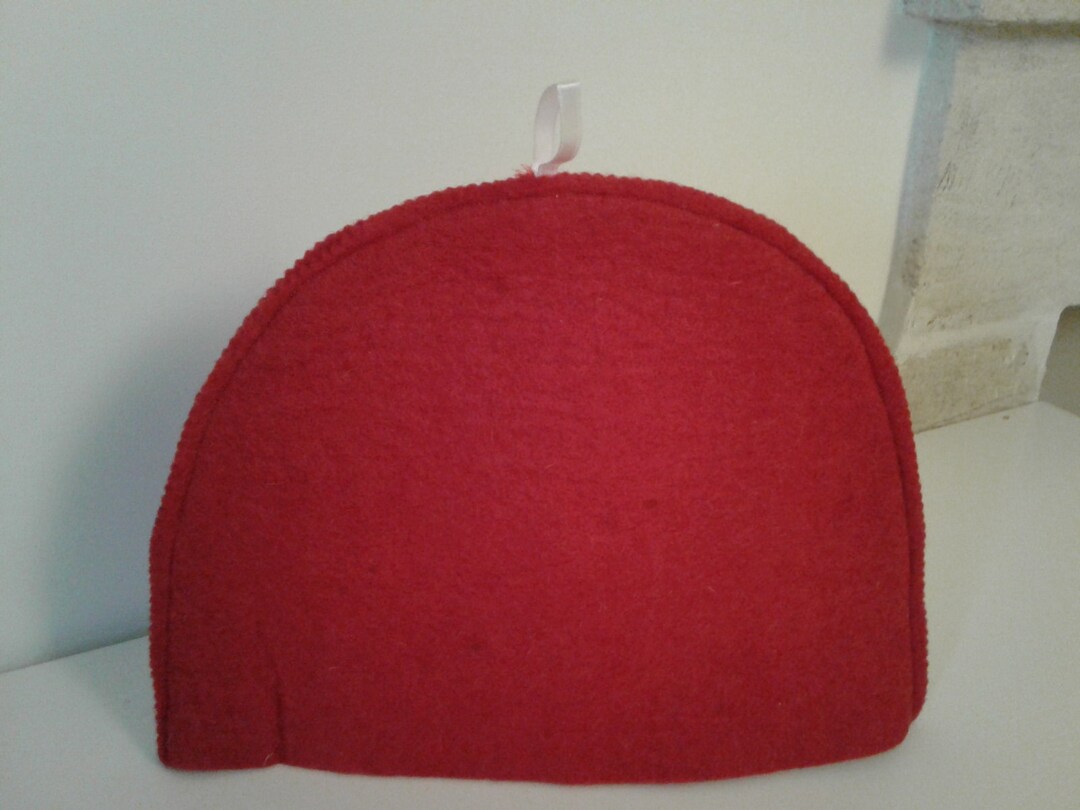 Red Felt Teapot Cover. - Etsy