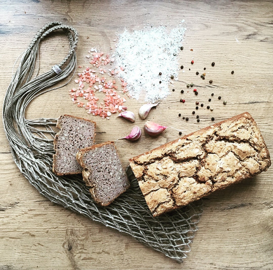 Natural Linen String Bag Grocery Bag Strong Bag Bestseller - Etsy