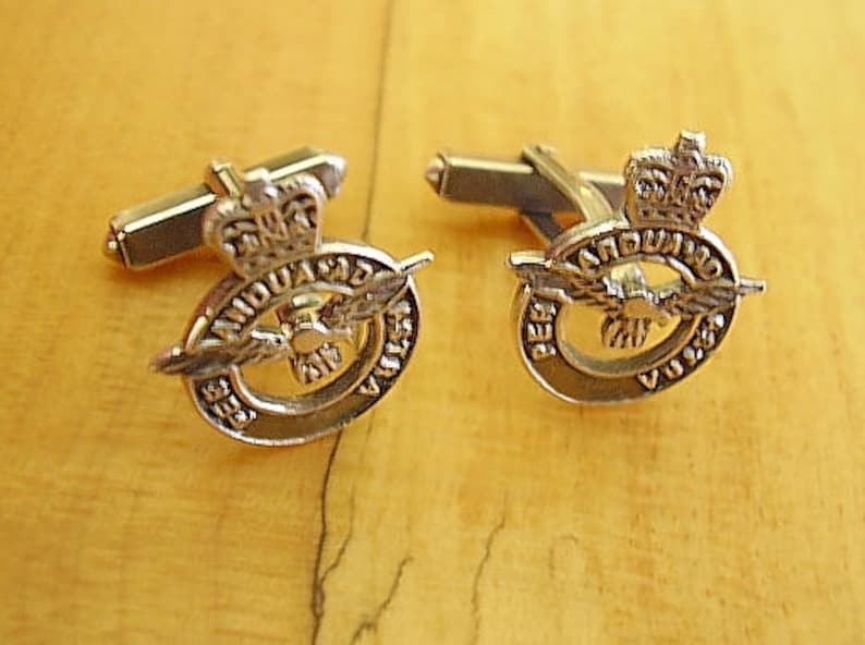 RAF Royal Air Force British Army Sterling Silver Cufflinks - Etsy