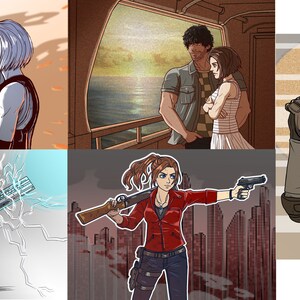 Fan Inspired Resident Evil Mini Print Postcards 5 X 7 - Etsy