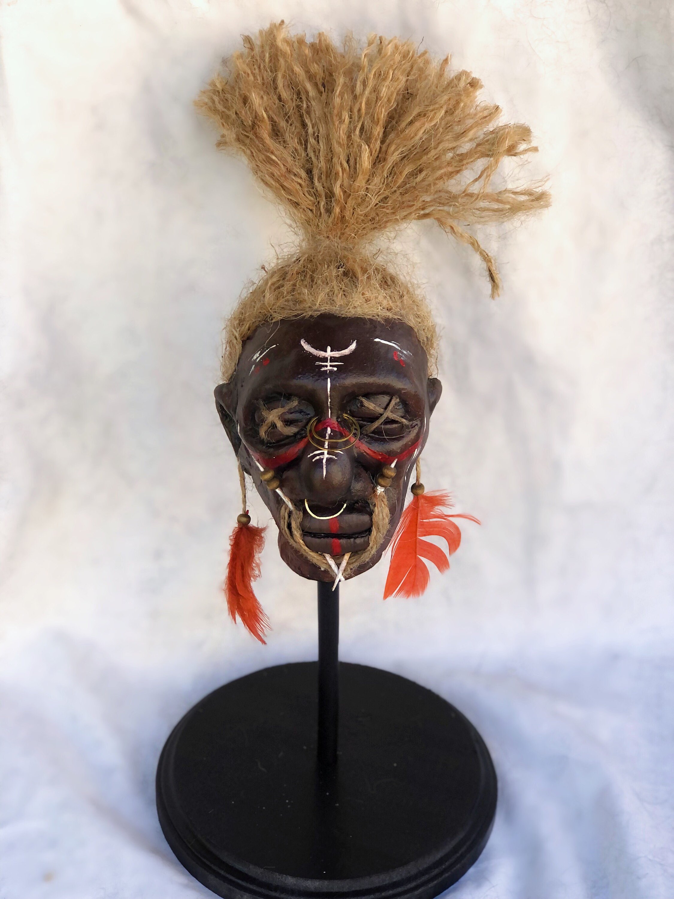Witch Doctor Shrunken Head - Etsy