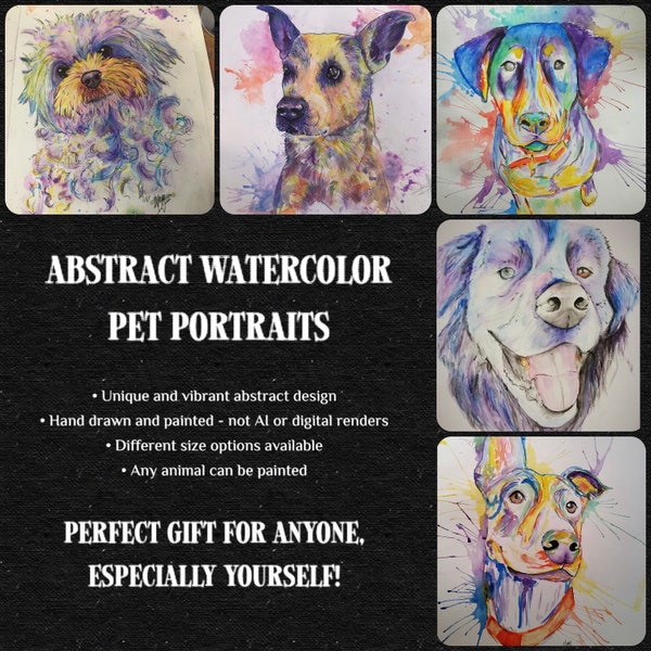 Abstract Pet Portrait - Etsy