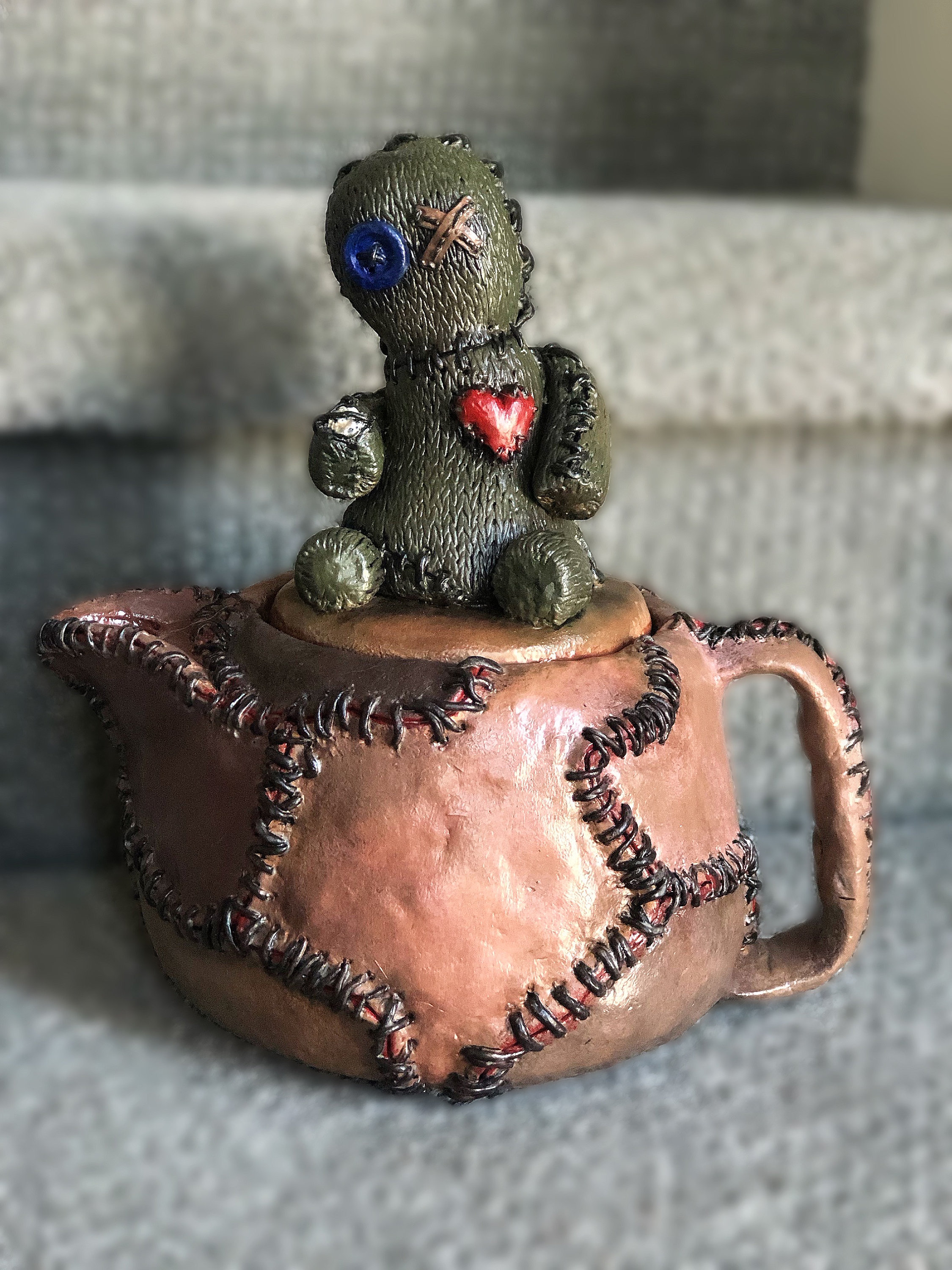 Voodoo Doll Teapot - Etsy