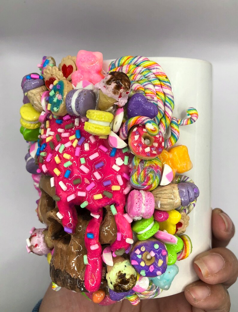 Sweet Tooth Candy Skull Mug - Etsy
