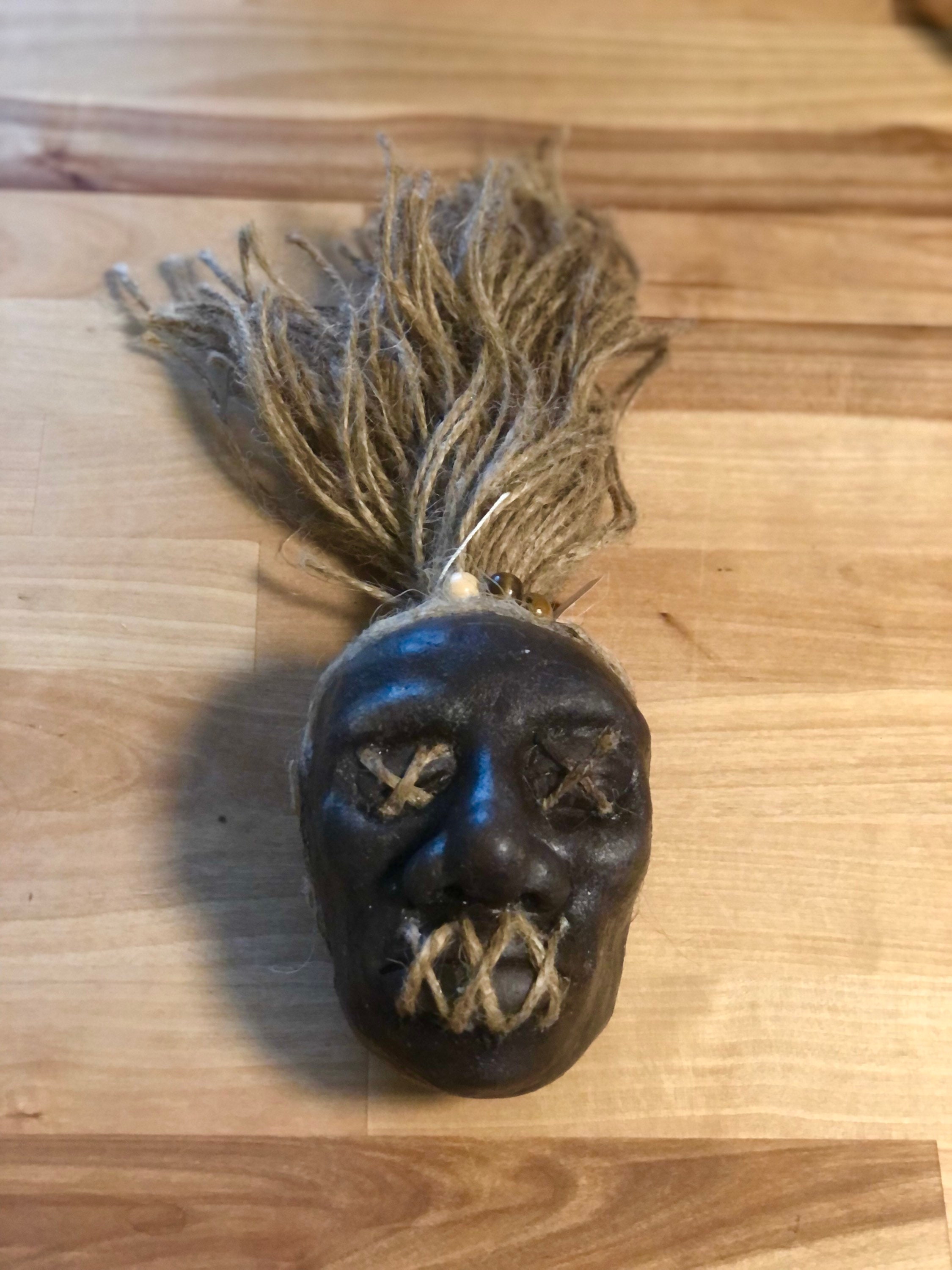 Hand Sculpted Shrunken Head - Etsy