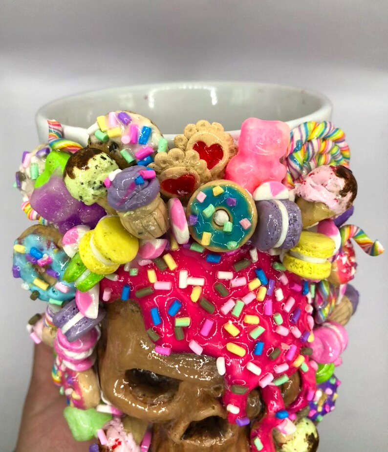Sweet Tooth Candy Skull Mug - Etsy