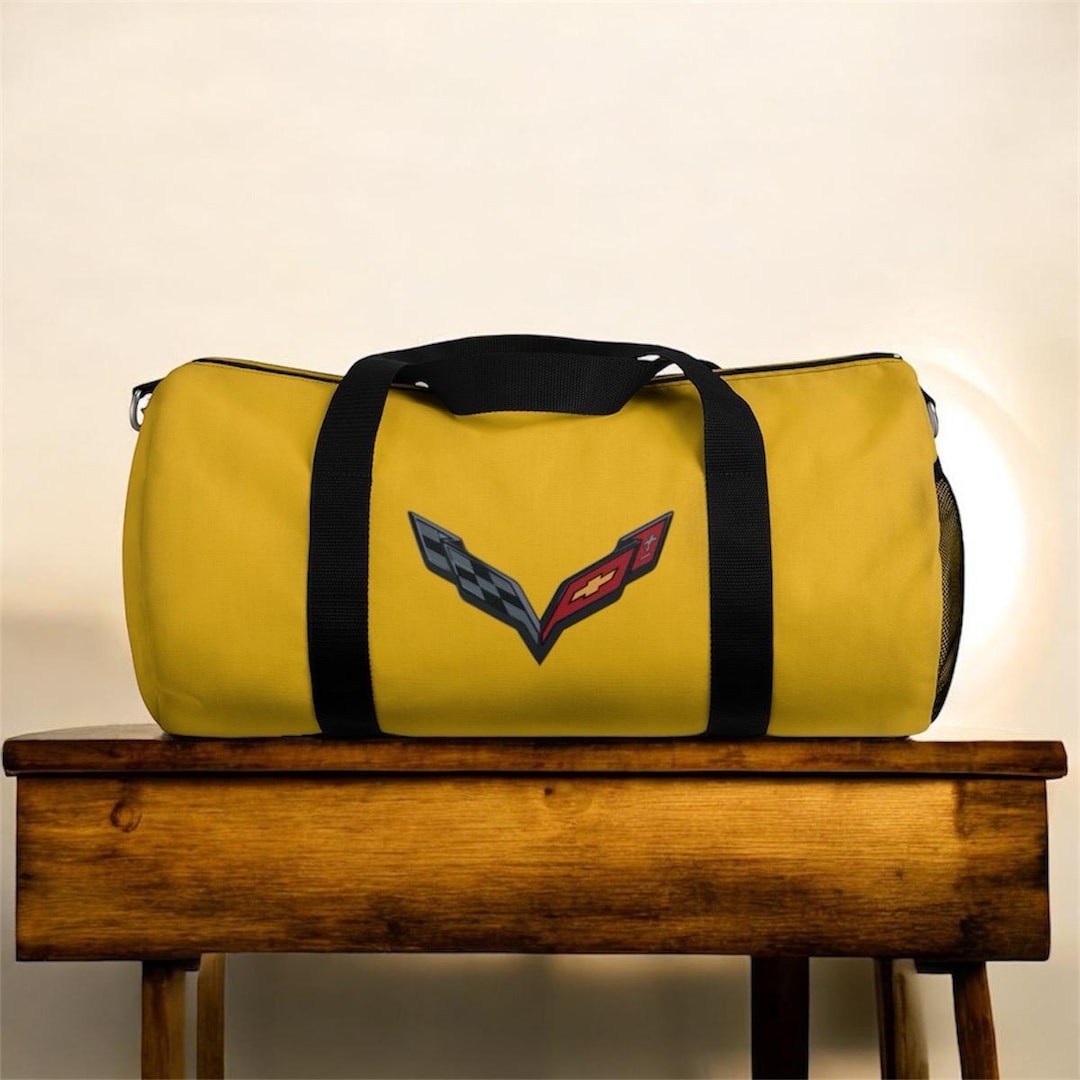 Corvette Duffel Bag, C7 Logo, Gym Bag, Travel Bag, Gifts for Car Guys ...