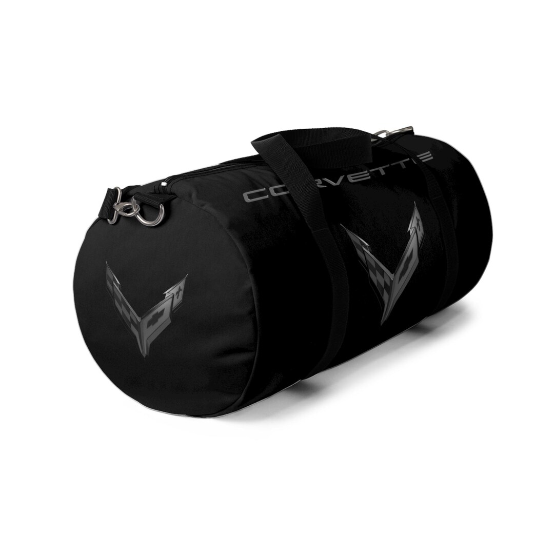Blackout Corvette C8 Duffel Bag, C8 Logo, Gym Bag, Travel Bag, Gifts ...