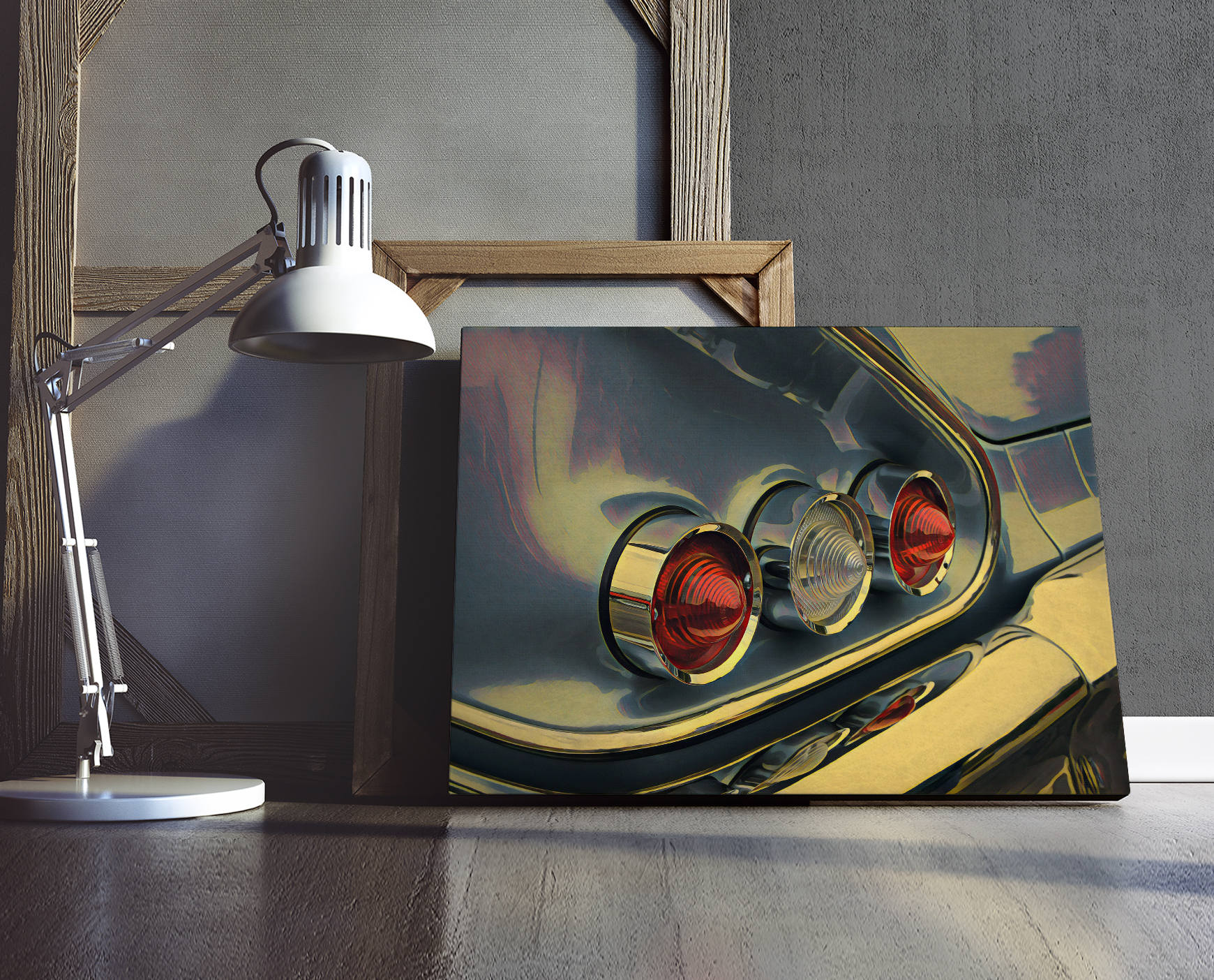 Vintage Car Wall Decor, Man Cave Decor, Classic Car Wall Art, Car Wall ...