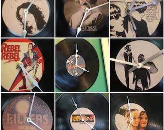 Record Clock Personalised Album Cover Art 12 Vinyl | Etsy