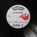 9 Vinyl Record 12 Table Numbers for Weddings, Partys Vintage Retro ...