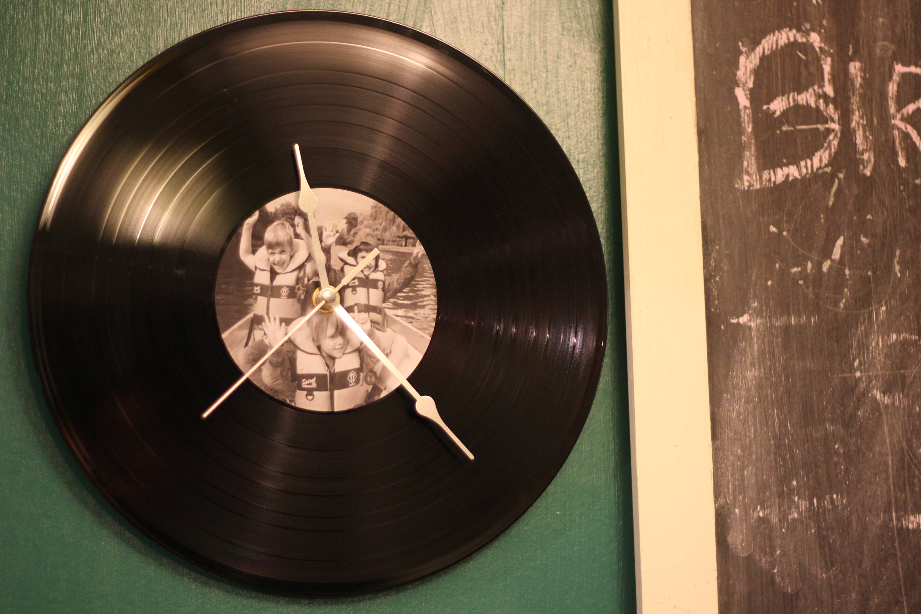 Vinyl Record Clock With Photo Personalised - Etsy UK