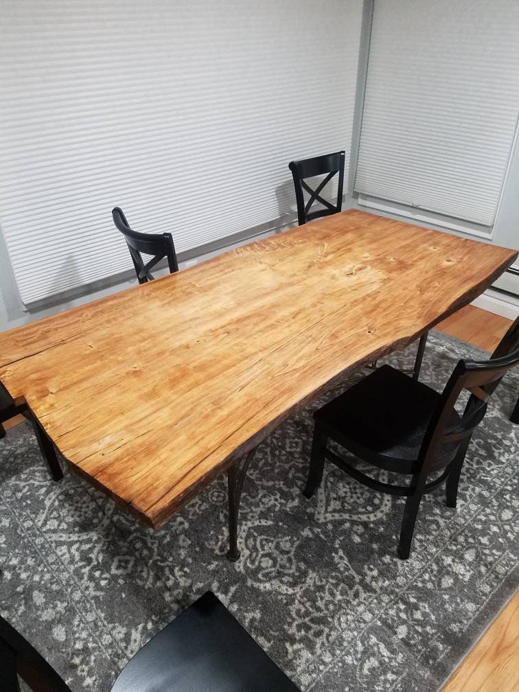 Live Edge Dining Table Etsy