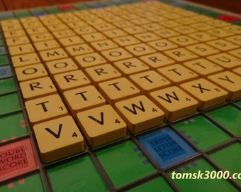 Rotating Deluxe Scrabble - Etsy