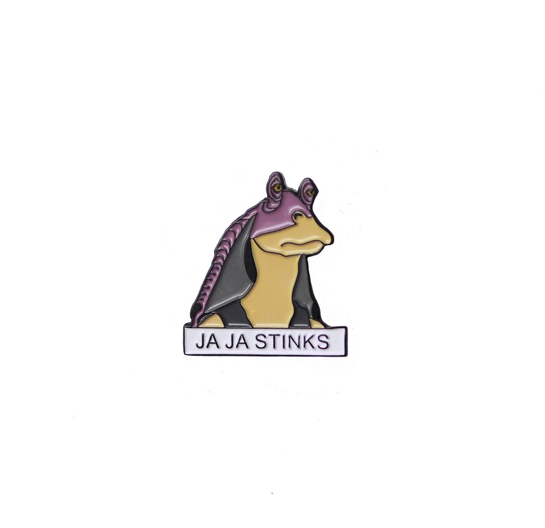 Ja Ja Stinks Star Wars Soft Enamel Pin of Ja Ja Binks - Etsy