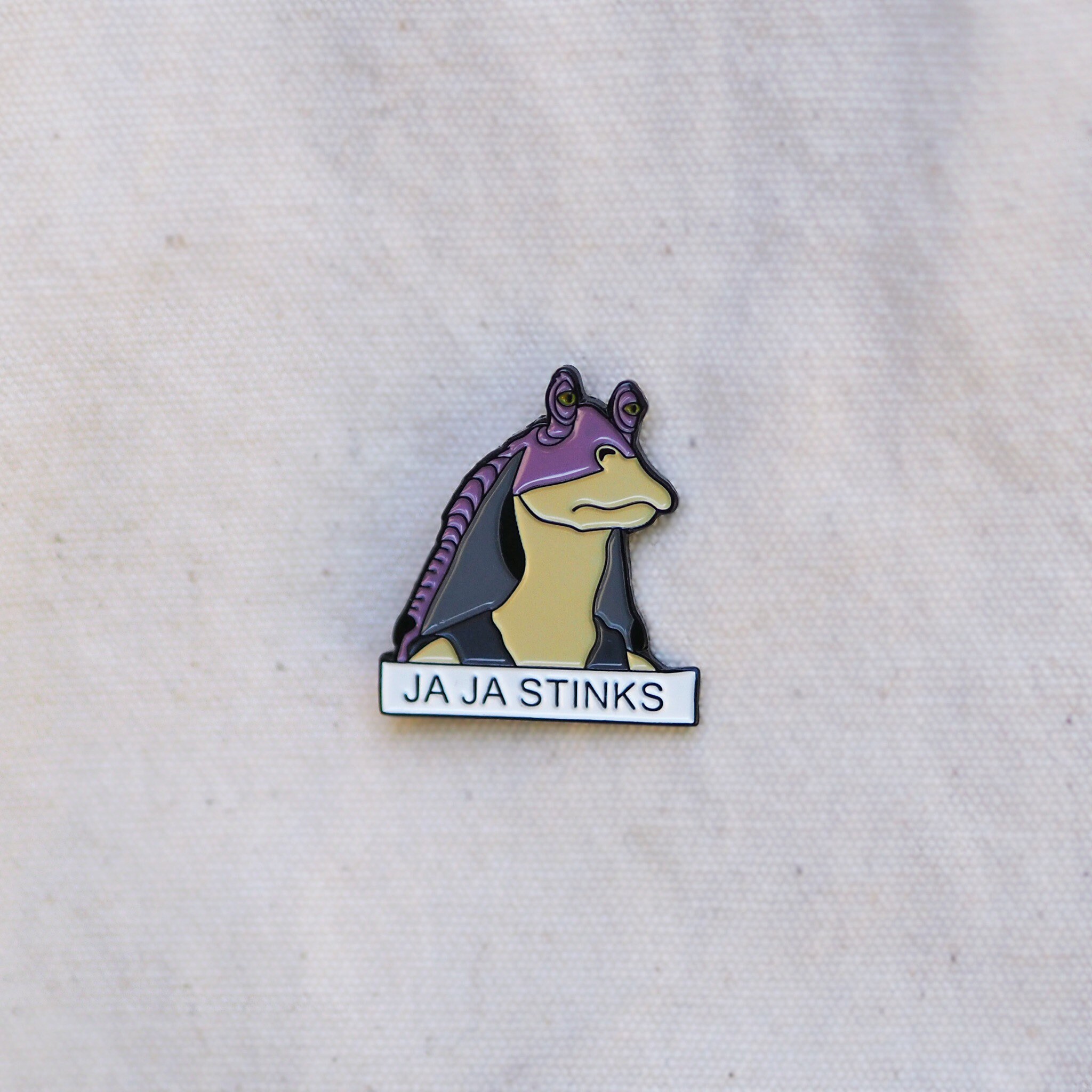 Ja Ja Stinks Star Wars Soft Enamel Pin of Ja Ja Binks - Etsy