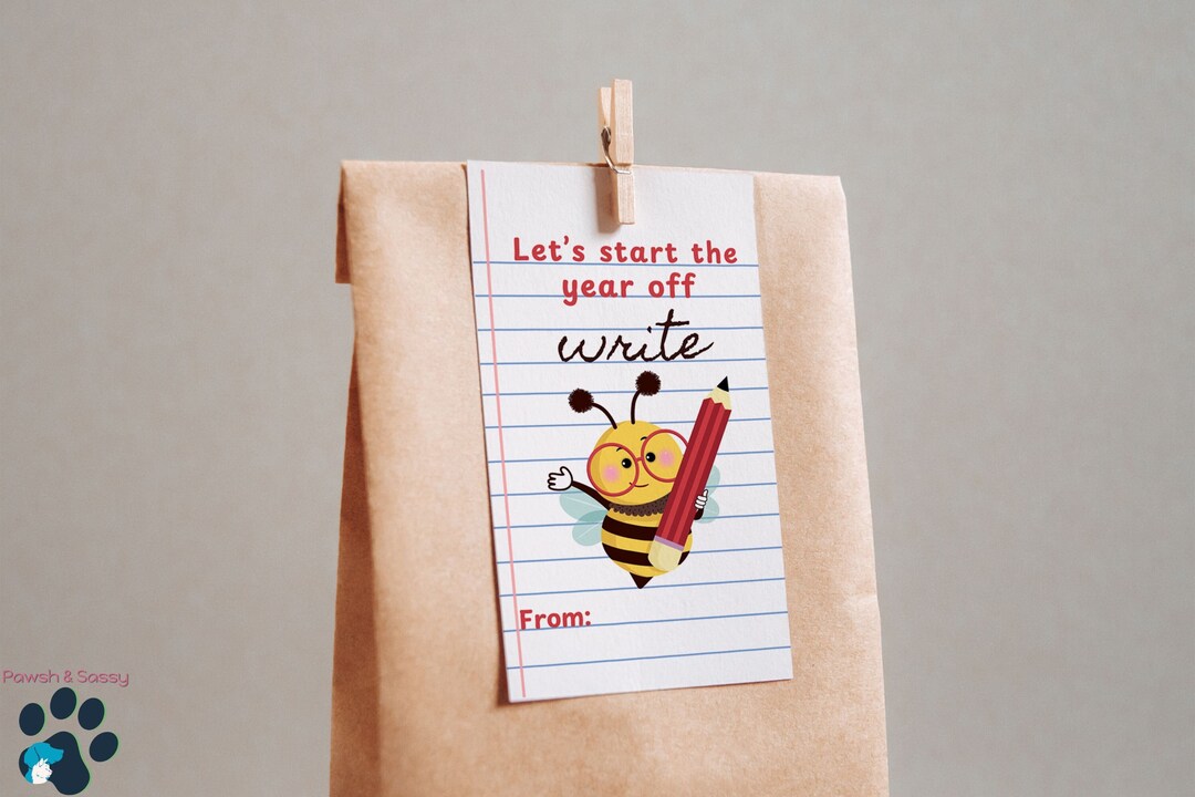 Printable Back to School Gift Tag, Teacher Gifts, Student Gift Tags ...