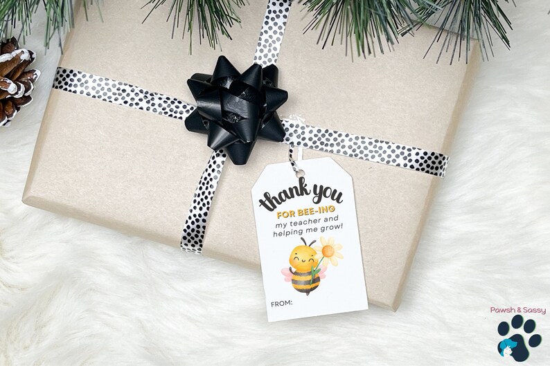 Printable Teacher Gift Tag, Teacher Appreciation Week, End of School ...