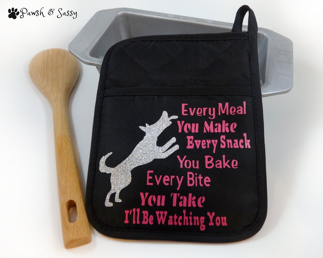 Dog Lover Pot Holder / Dog Pot Holder / Dog Hot Pad / Veterinarian Gift ...