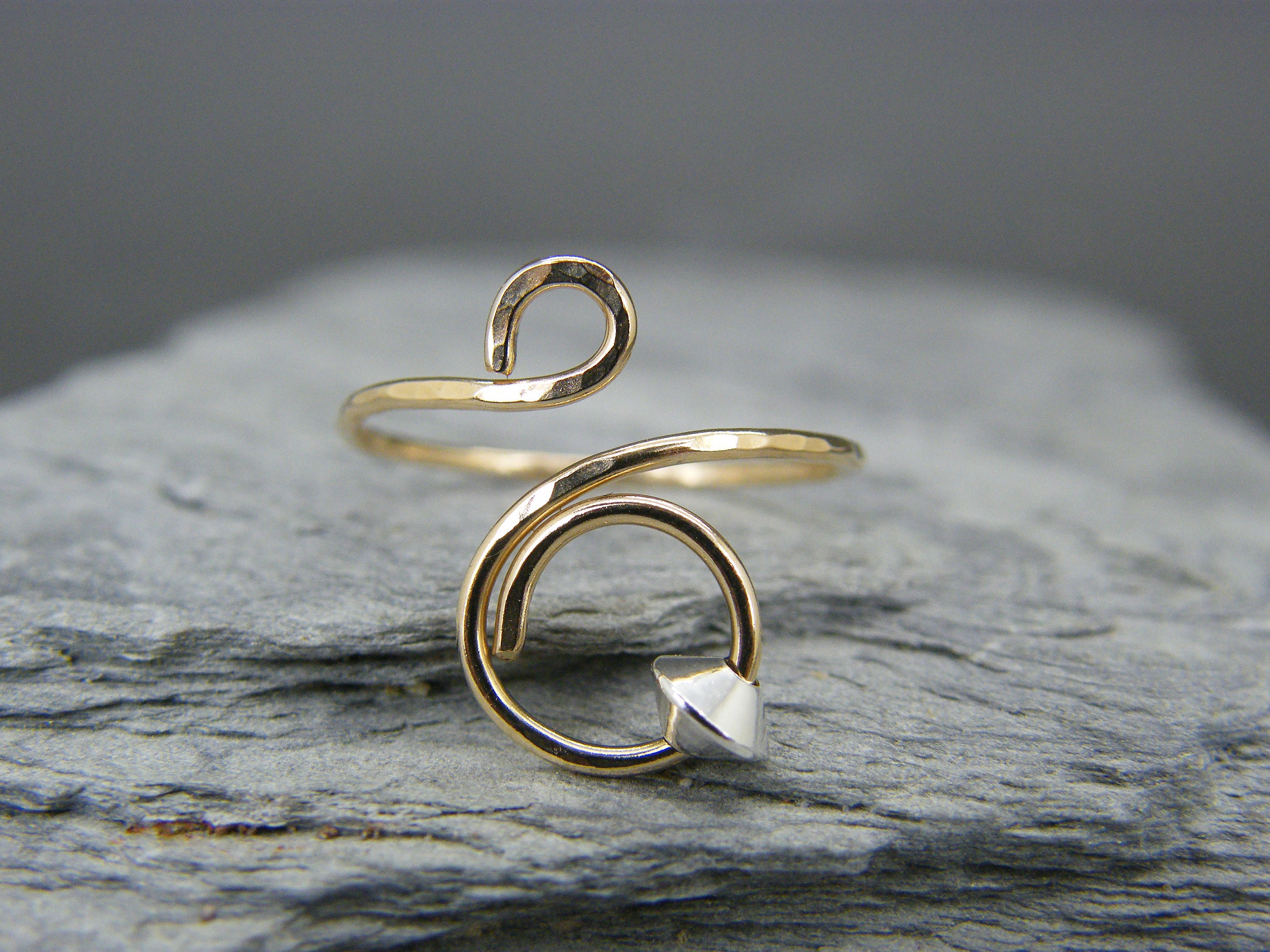 Gold ring Gold rings for women Gold ring UK Dainty ring | Etsy