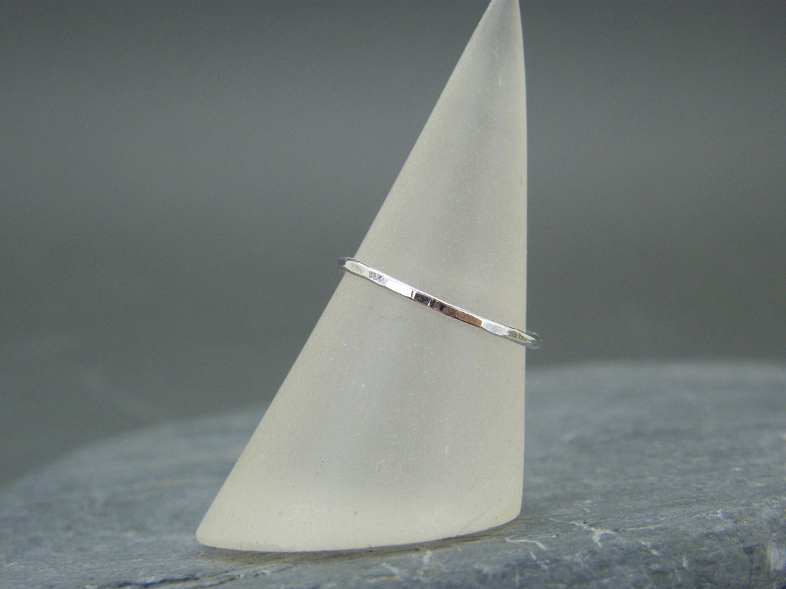Skinny Rings Sterling Silver Skinny Ring Stacking Ring - Etsy