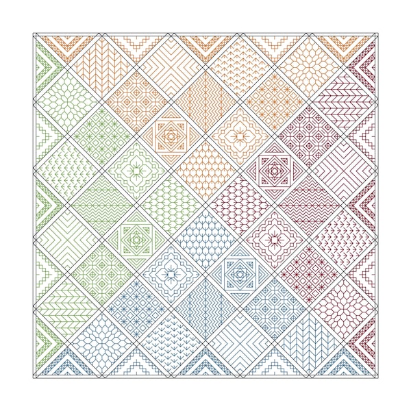 Blackwork Pattern - Etsy