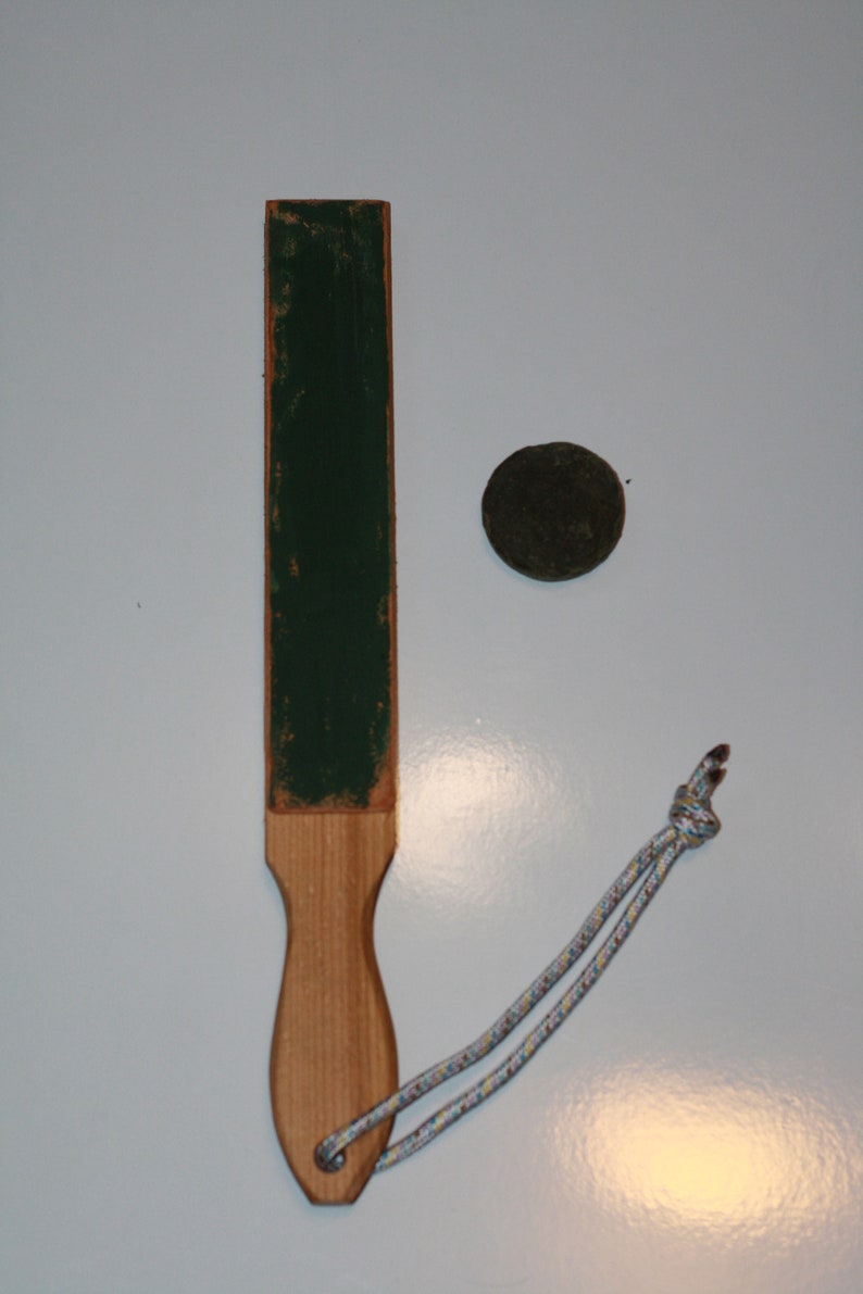 Premium Blade Honing leather strop double sided professional | Etsy