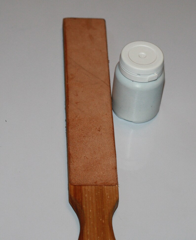 Premium Blade Honing leather strop double sided professional | Etsy