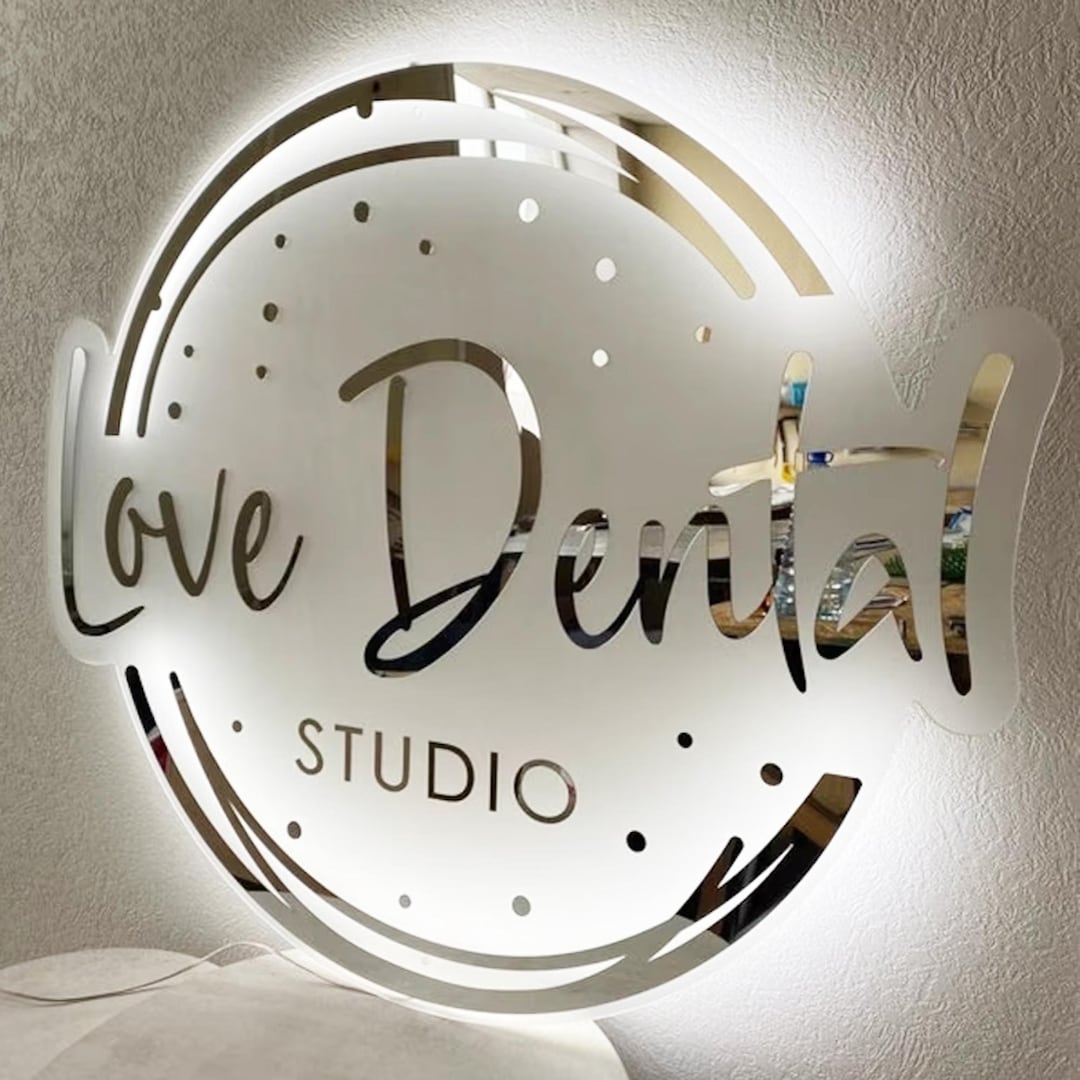 Custom Backlit Acrylic Sign LED Backlit Plexiglass and Perspex Signage Acrylic Backlit Letters ...