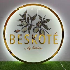 Custom Backlit Acrylic Sign | LED Backlit Plexiglass and Perspex ...