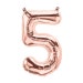 40-inch Rose Gold Number Foil Balloons Birthday Balloons - Etsy