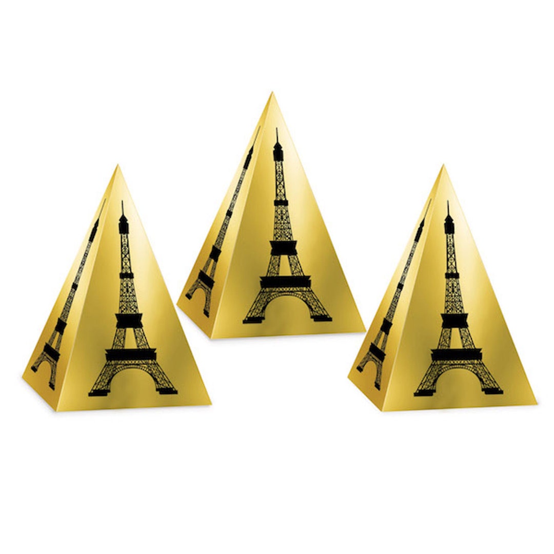 Set of 20 Eiffel Tower Paris Favor Boxes - Perfect Paris-themed Party ...