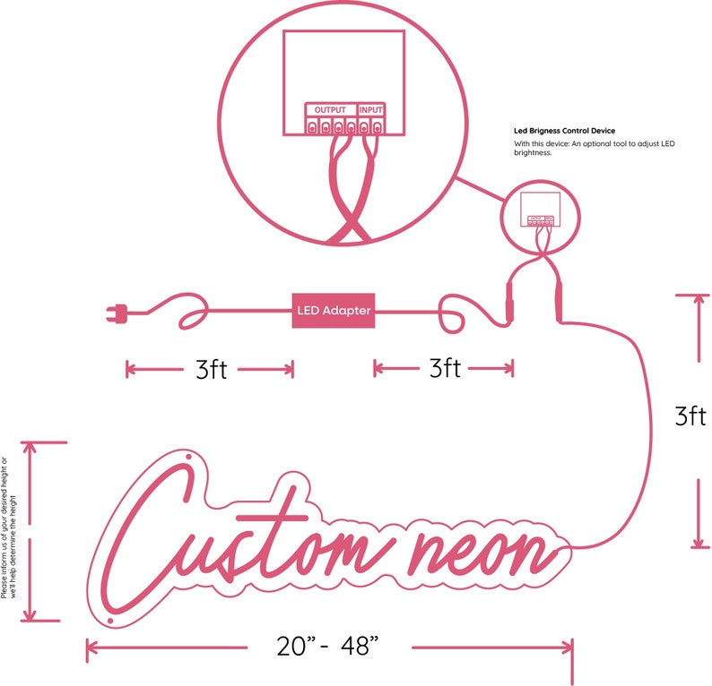 Custom Backlit Acrylic Sign | LED Backlit Plexiglass and Perspex ...