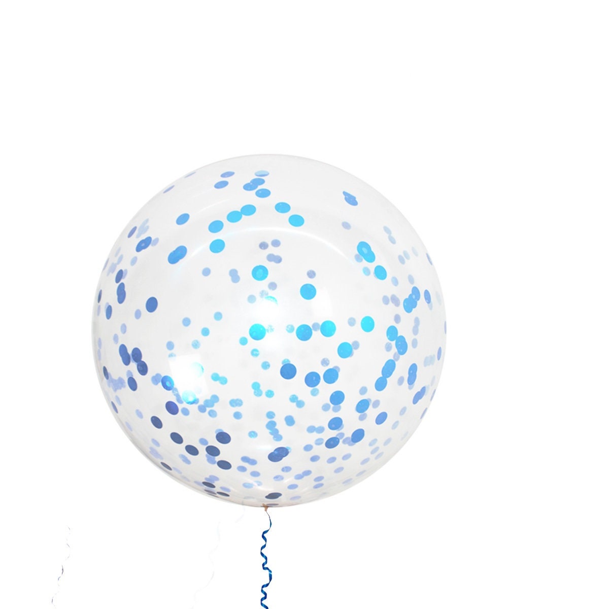 Giant Confetti Balloon Blue Birthday Decorations Baby | Etsy