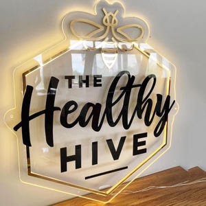 Custom Backlit Acrylic Sign | LED Backlit Plexiglass and Perspex ...