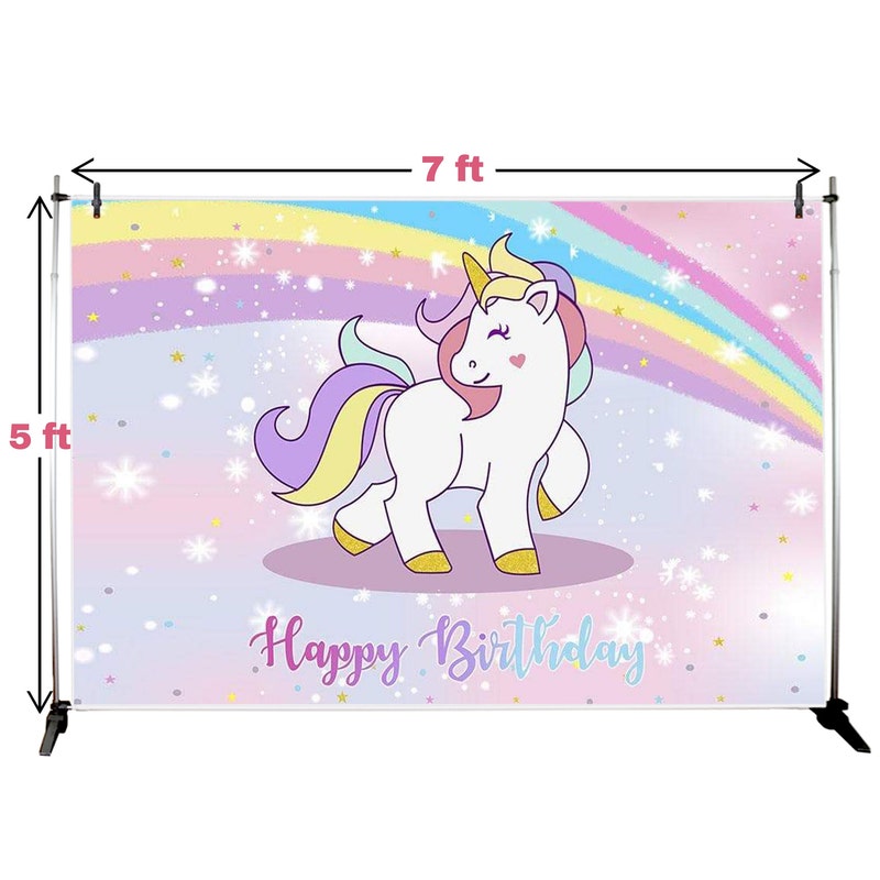 Unicorn Backdrop - Etsy