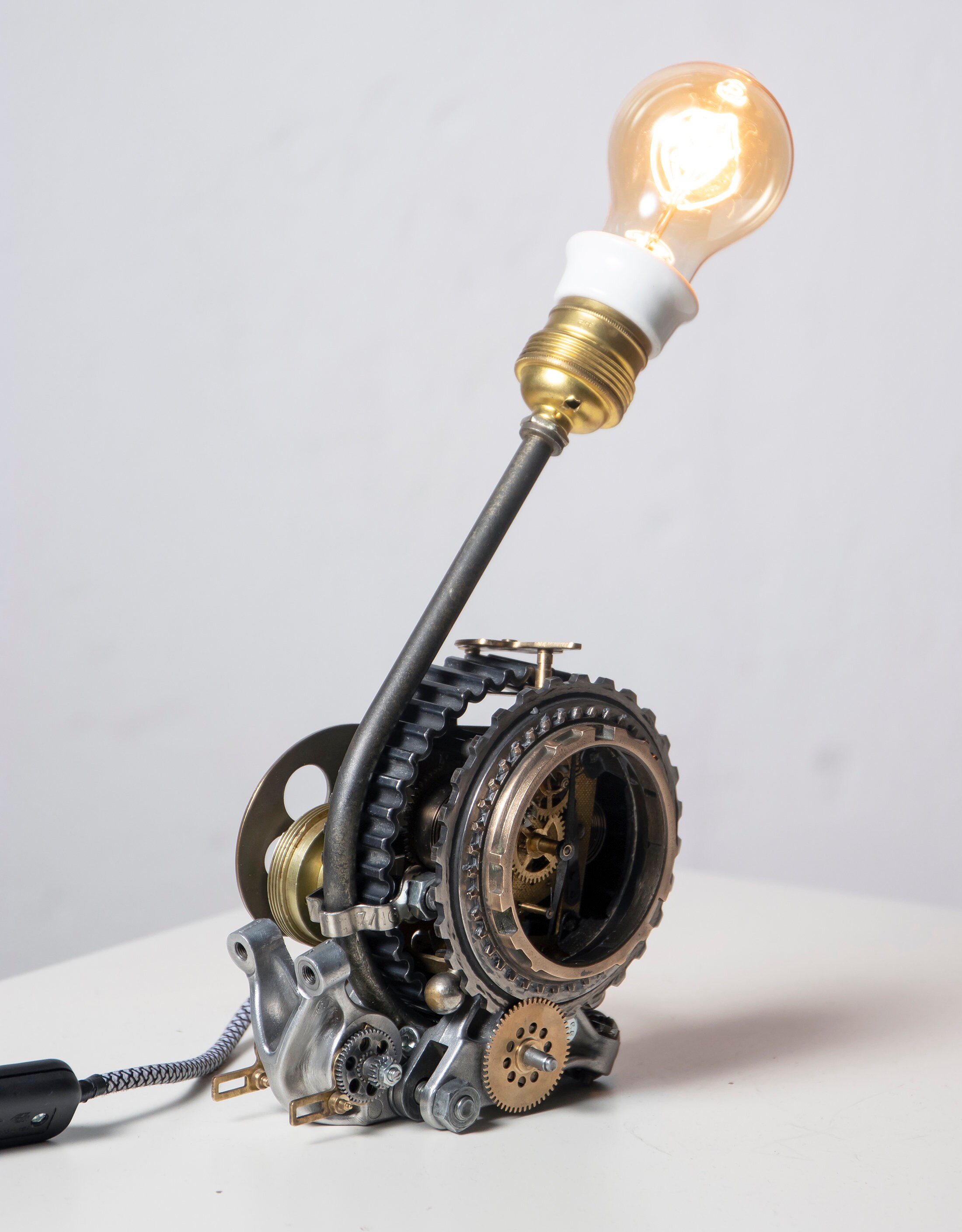 Mechanical Snail Vintage Clock Parts Metal Art Automotive Desk - Etsy