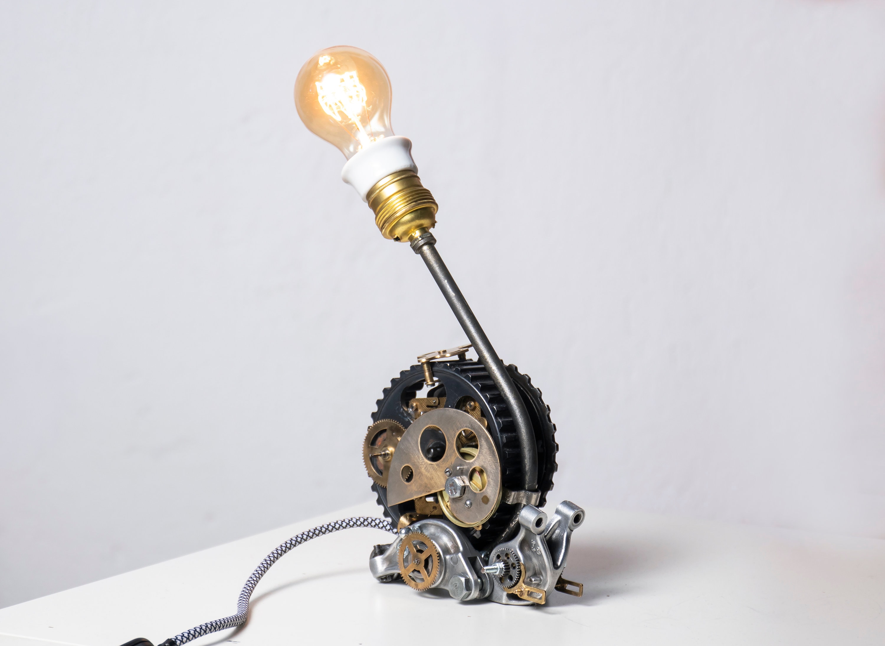 Mechanical Snail Vintage Clock Parts Metal Art Automotive Desk - Etsy