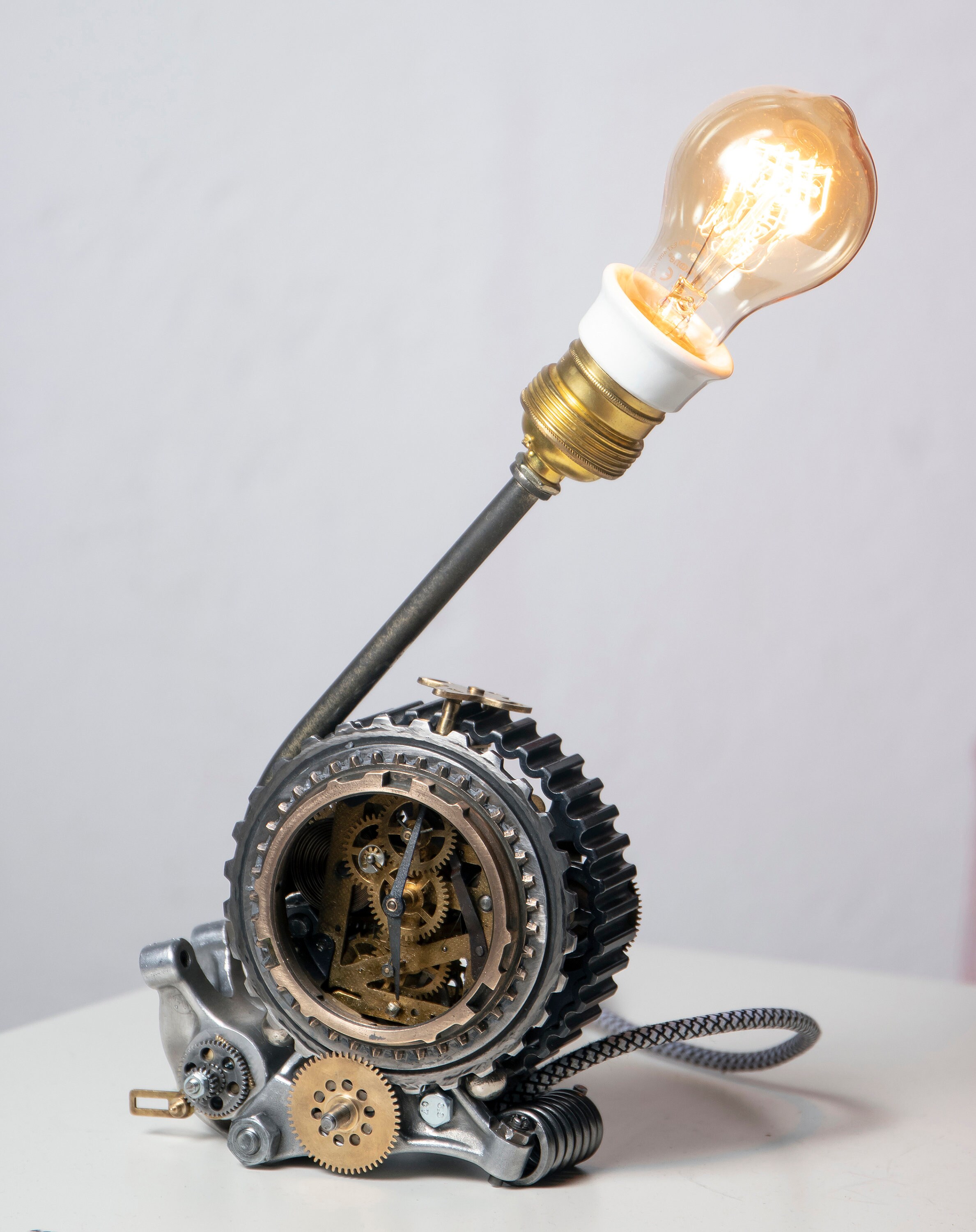 Mechanical Snail Vintage Clock Parts Metal Art Automotive Desk - Etsy