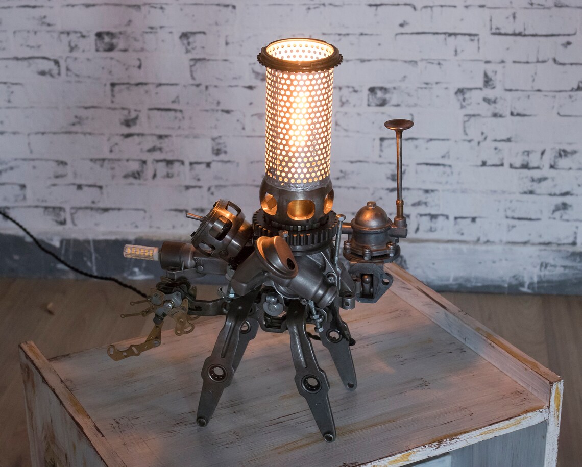 Steampunk Lamp Metal Art Sculpture Star Wars AT-AT Walker Dali's ...