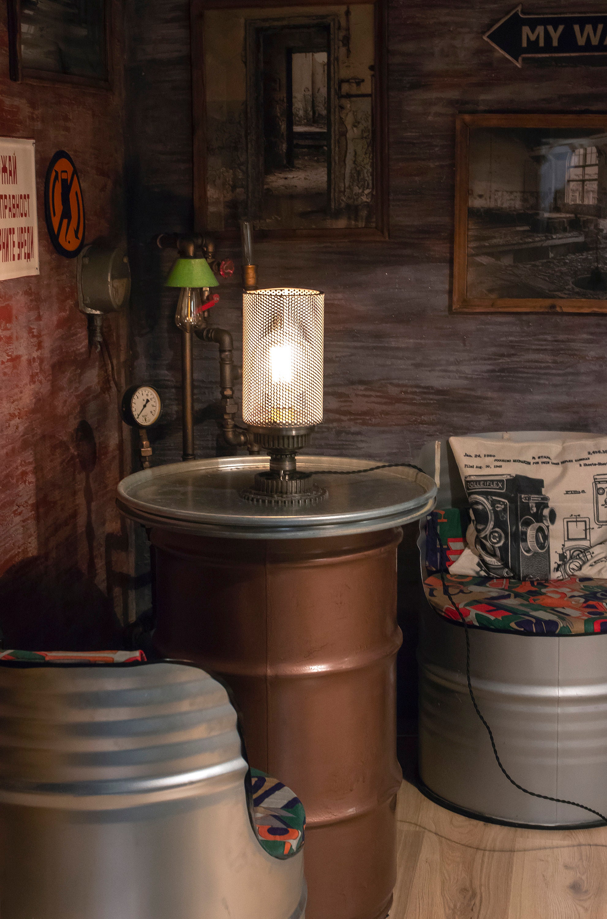 Steampunk Lamp Industrial Lighting Decor Vintage Light - Etsy