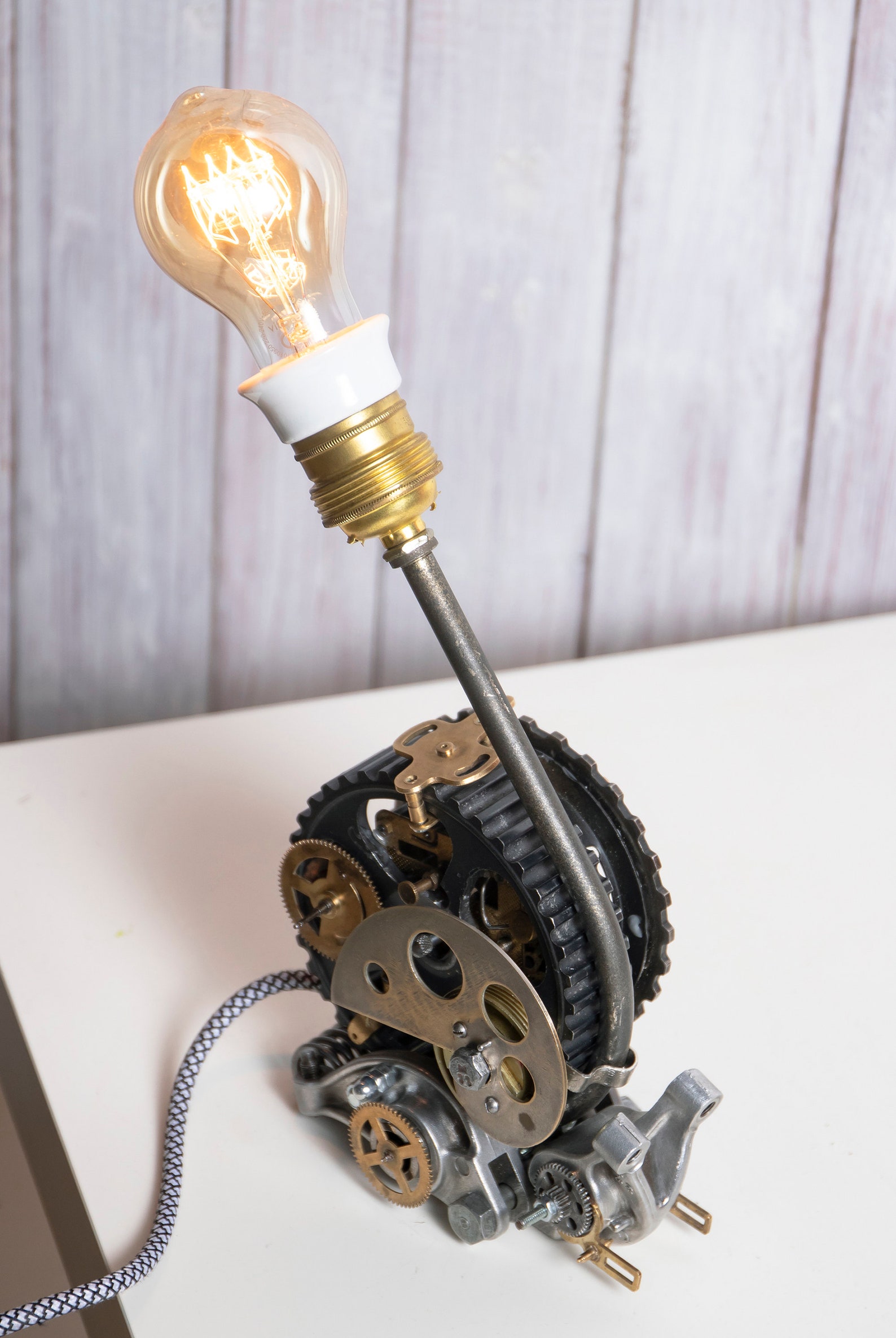 Mechanical Snail Vintage Clock Parts Metal Art Automotive Desk - Etsy